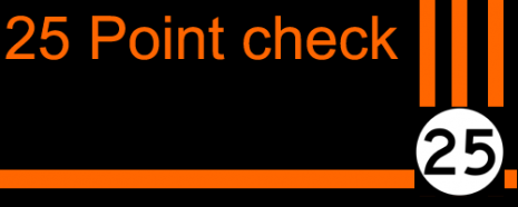 25 Point Check