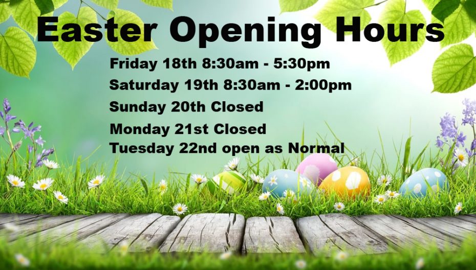 Easter Opening Hours - Top Tread Tyres